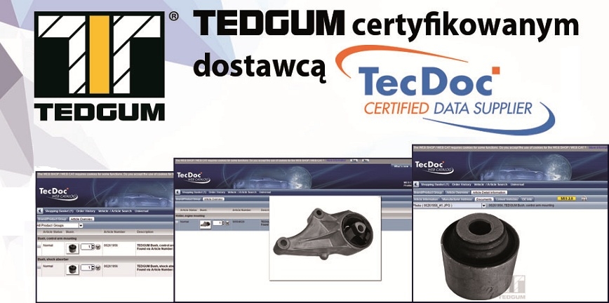 TEDGUM certyfikowanym dostawcą w katalogu TECDOC