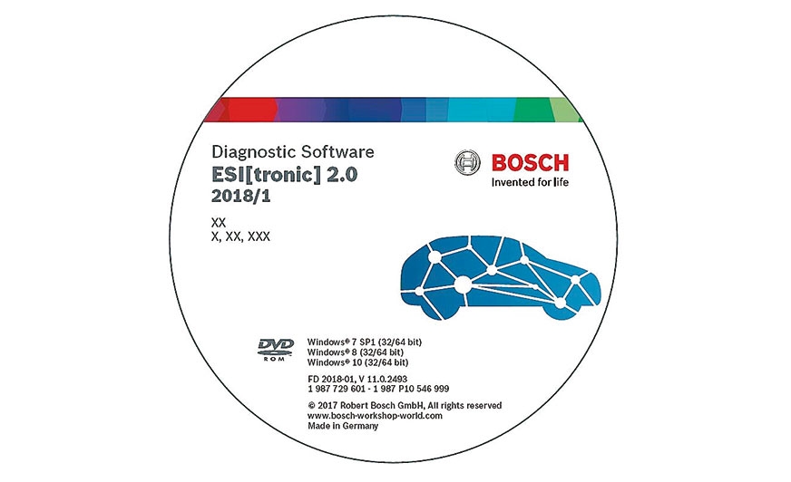 Oprogramowanie ESI[tronic] 2.0 firmy Bosch